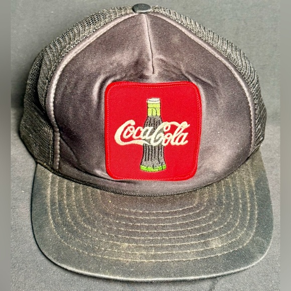 Coca Cola | Other | Vintage Coca Cola Bottle Script Logo Patch Black ...
